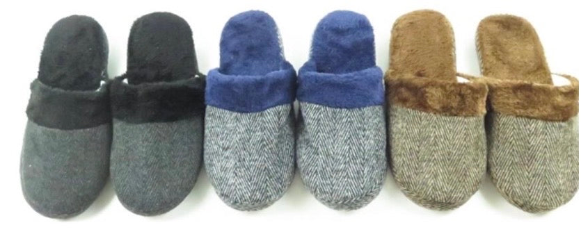 SL416 WINTER SLIPPERS MEN (12pcs) (6DZ/case) – CK TRADING